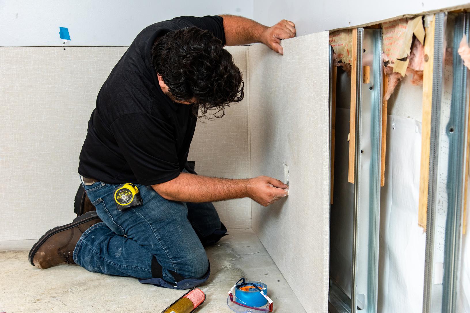Basement Drywall Restoration | Wet Drywall Repair